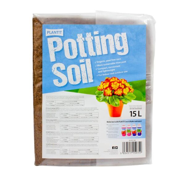 PLANT!T 15L Coco Coir Potting Soil-growing Medium For Plants